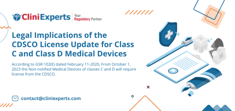 Legal Implications of the CDSCO License Update for Class C and Class D ...